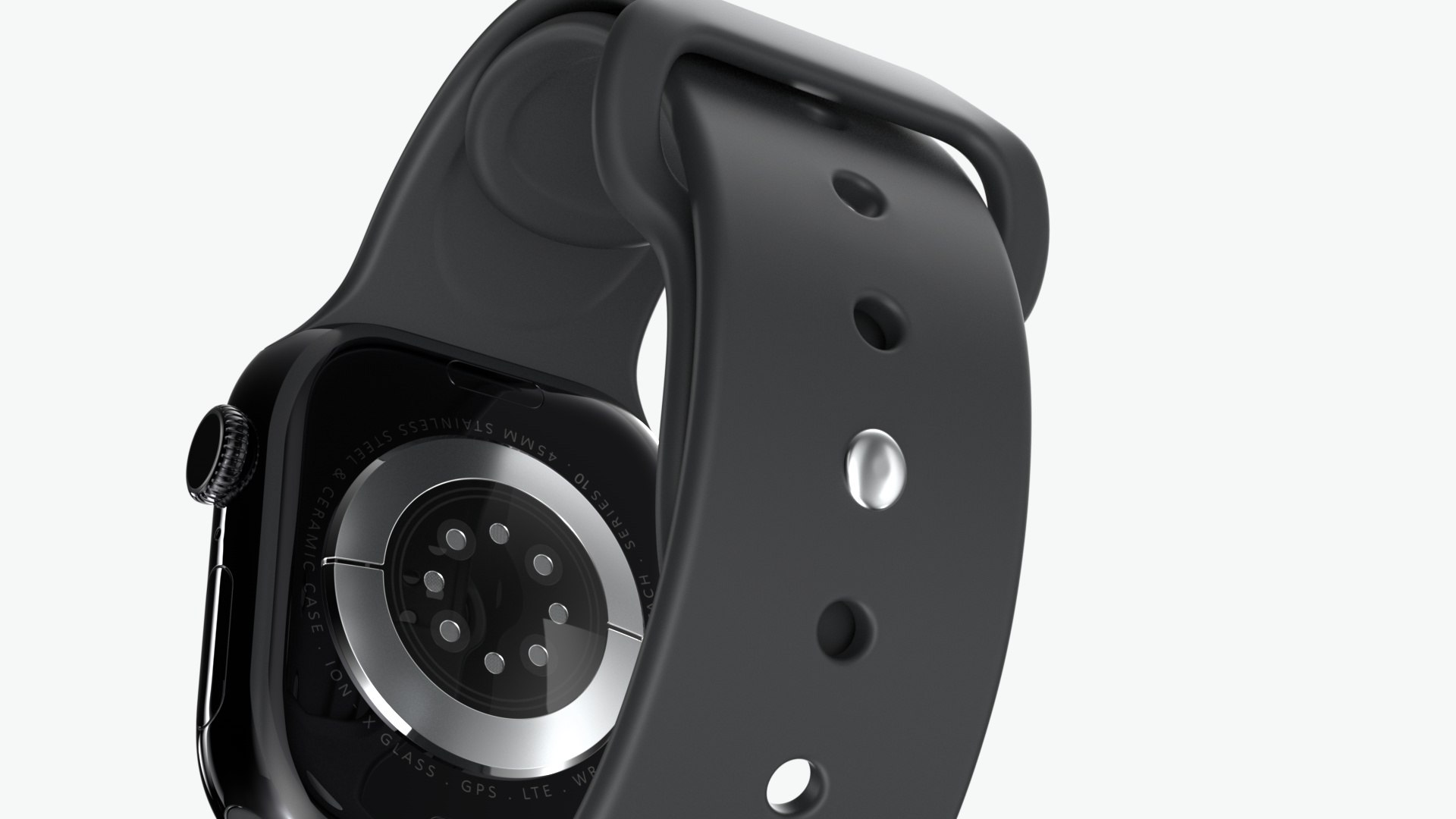 3D Apple Watch Series 10 Jet Black Model - TurboSquid 2283731