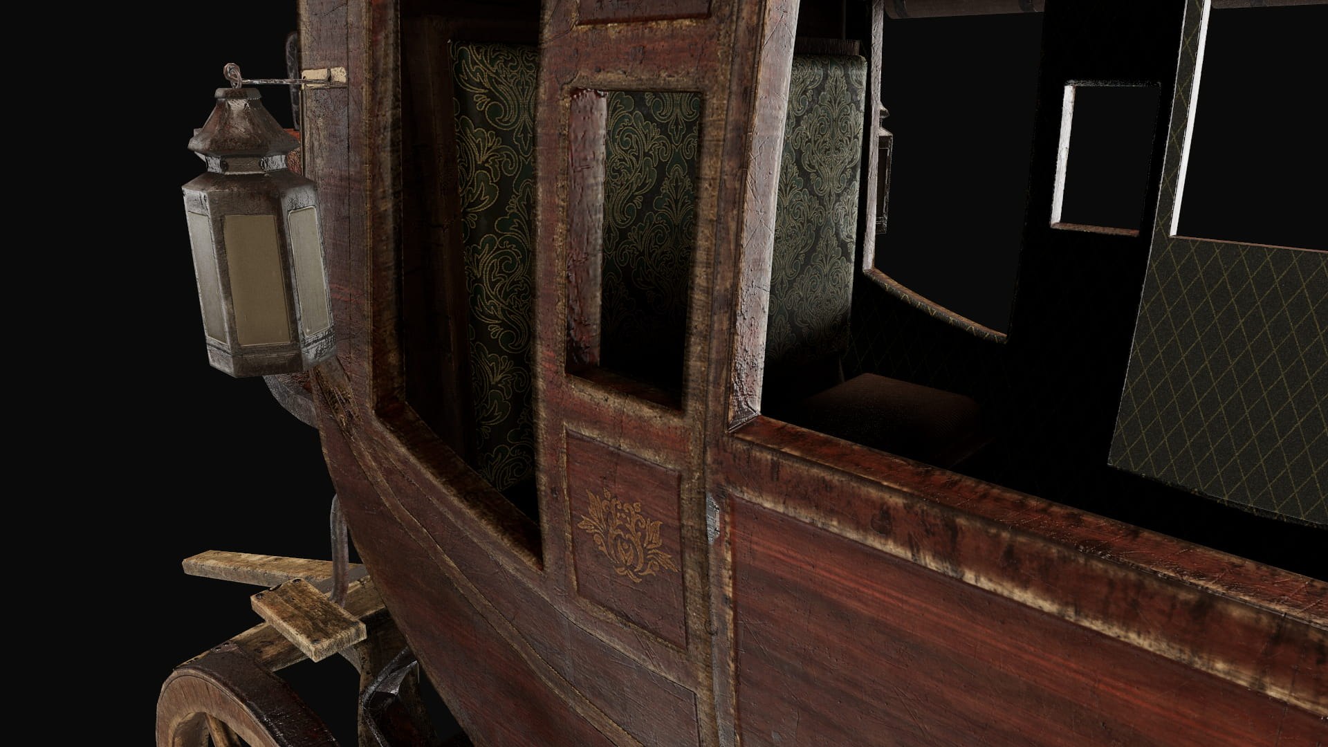 3D Stagecoach Game Ready Model - TurboSquid 1963441