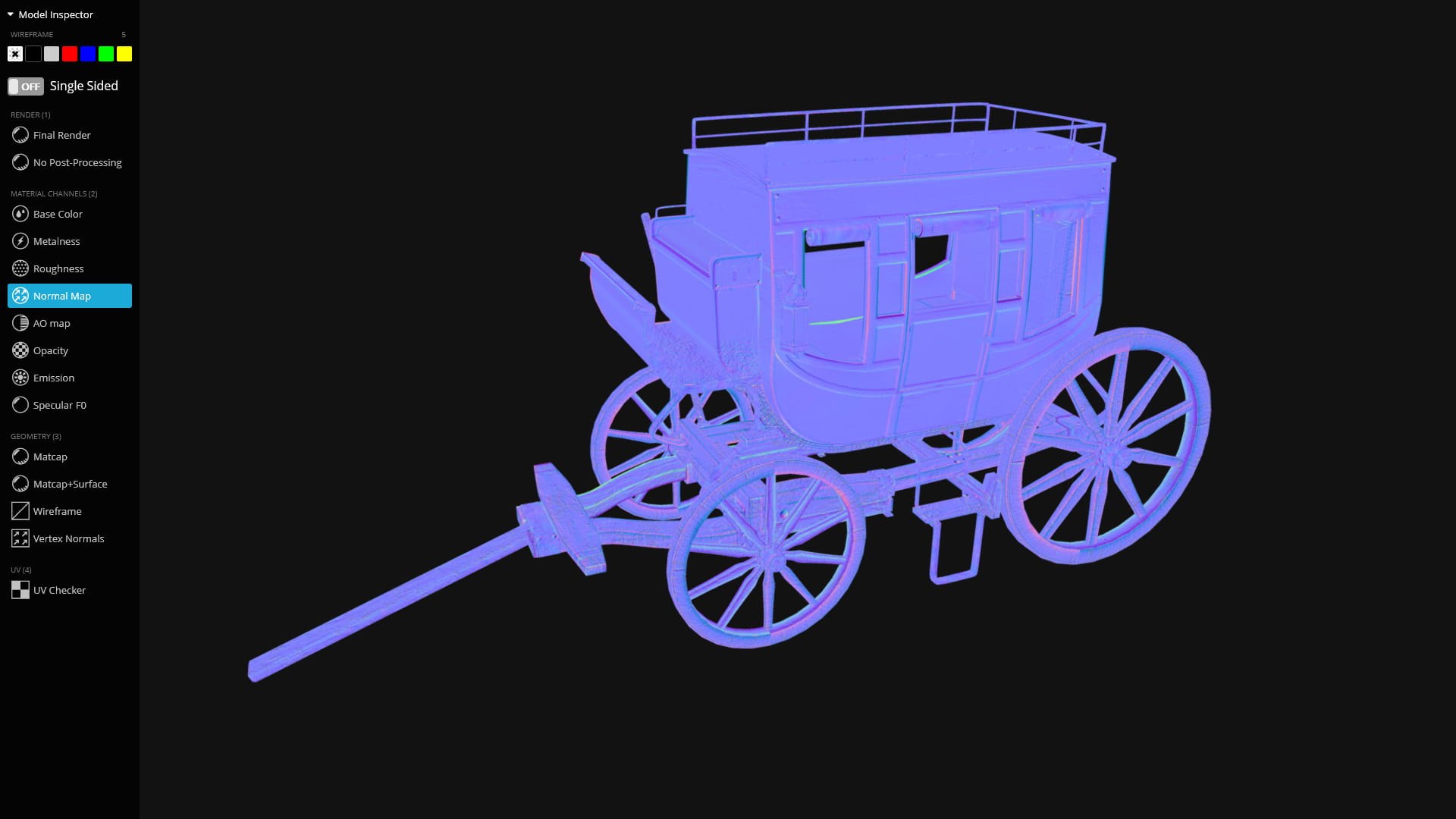 3D Stagecoach Game Ready Model - TurboSquid 1963441