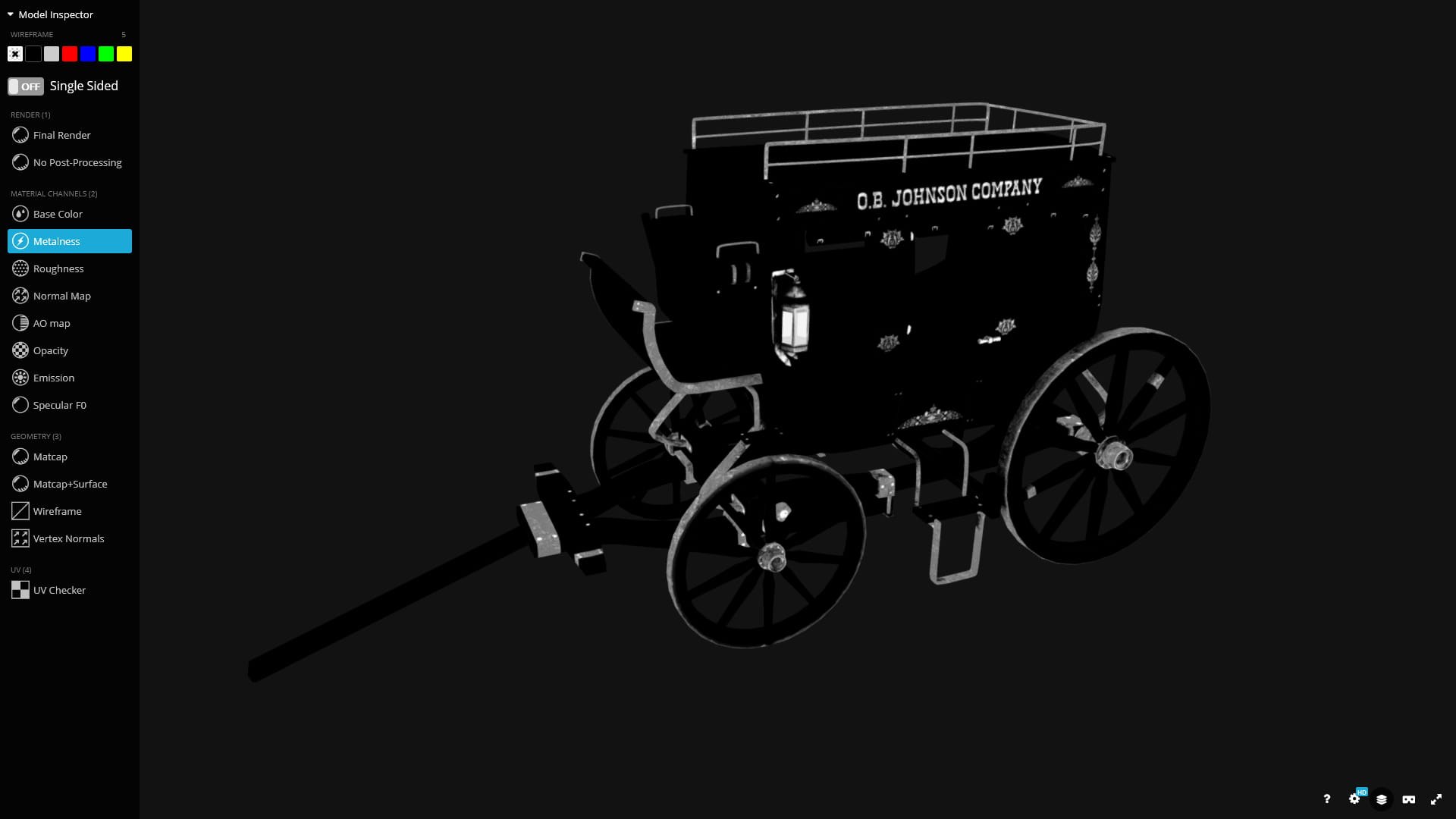 3D Stagecoach Game Ready Model - TurboSquid 1963441