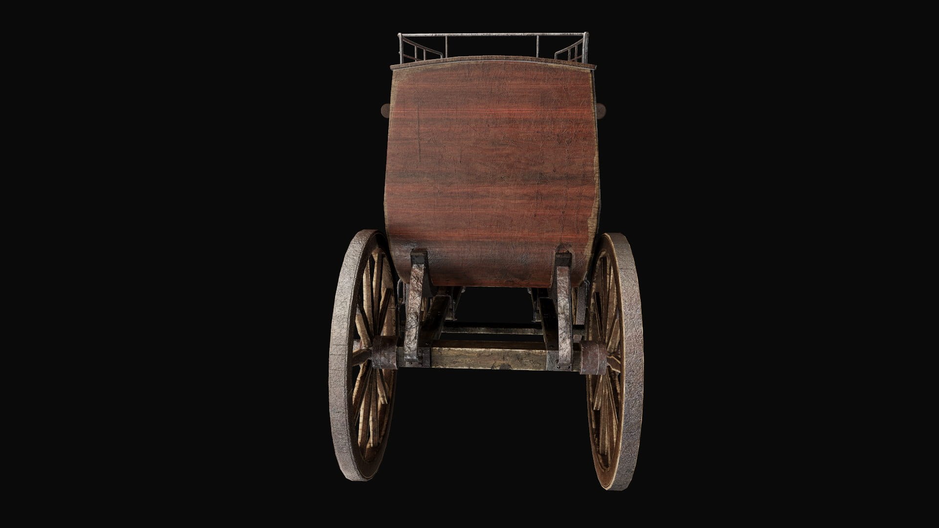 3D Stagecoach Game Ready Model - TurboSquid 1963441