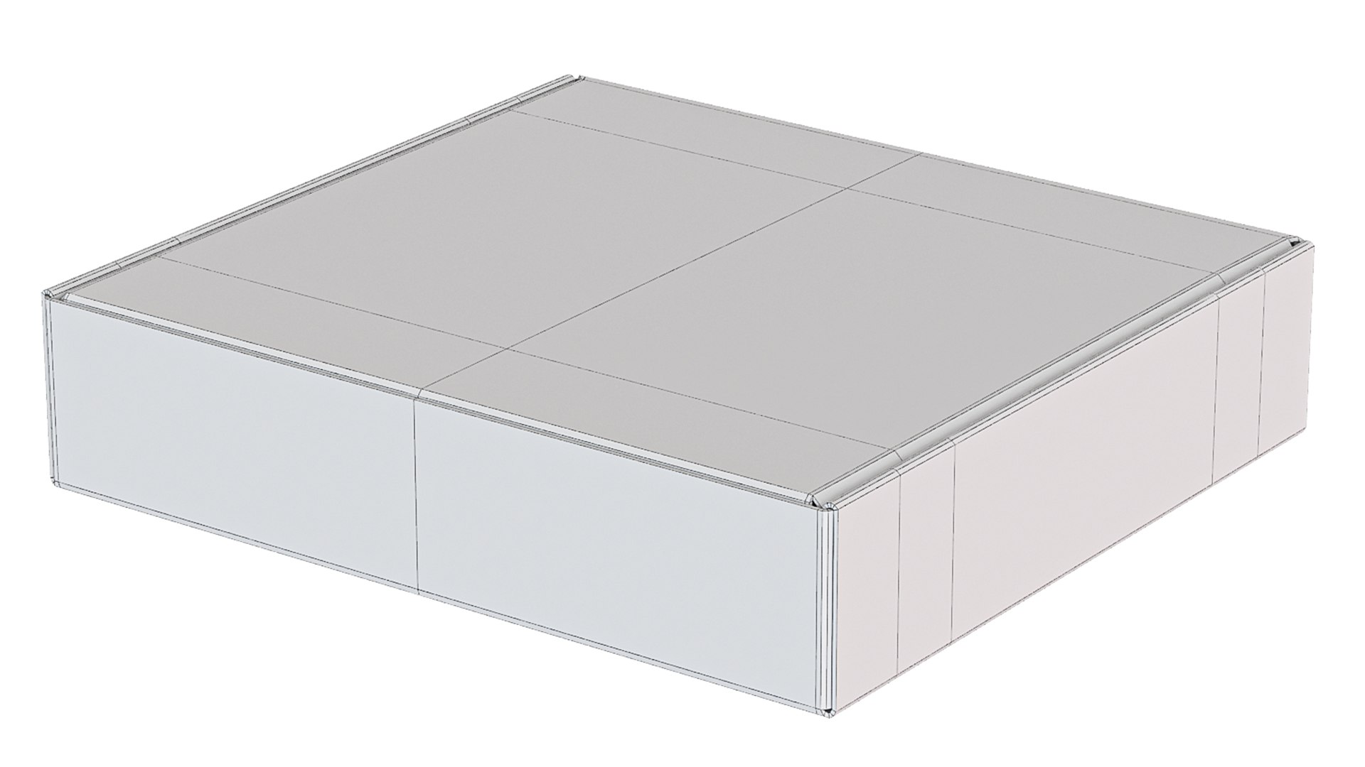 Cardboard Box FEFCO0427 - 003 3D Model - TurboSquid 1902218