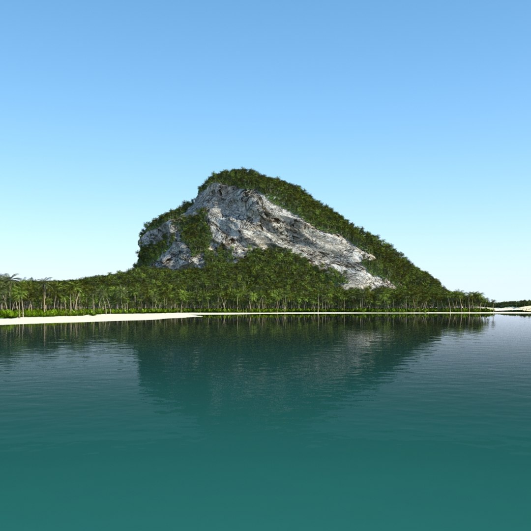 3dsmax Tropical Island