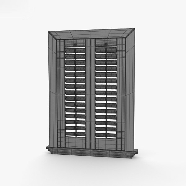 3D window shutter - TurboSquid 1481846