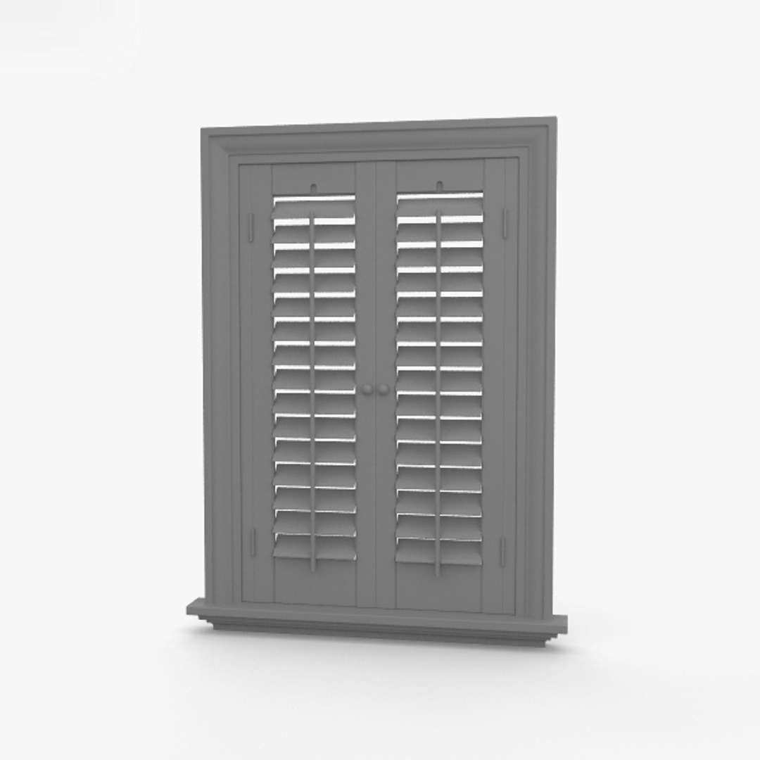 3D window shutter - TurboSquid 1481846
