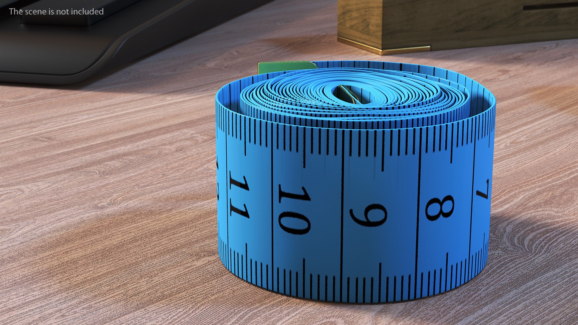 Blue Rolled Tailor Tape 3D Model - TurboSquid 2147267