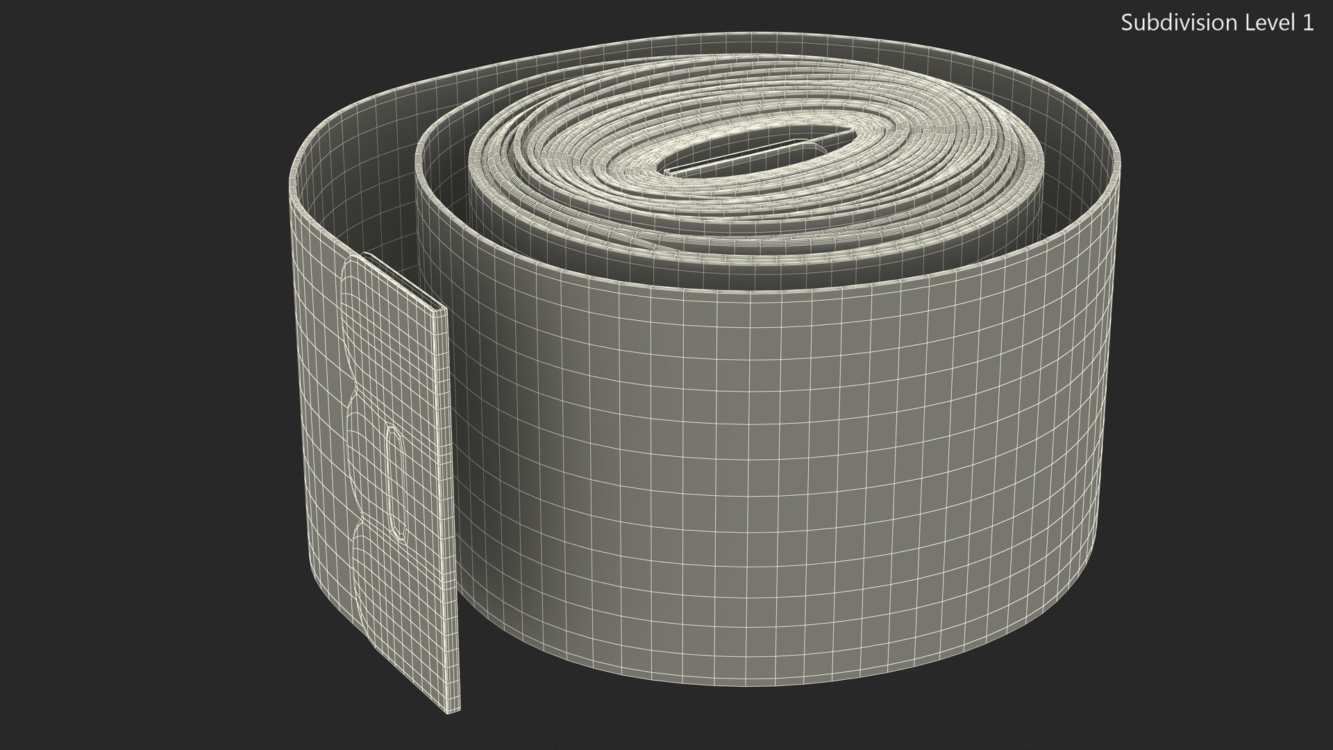 Blue Rolled Tailor Tape 3D Model - TurboSquid 2147267