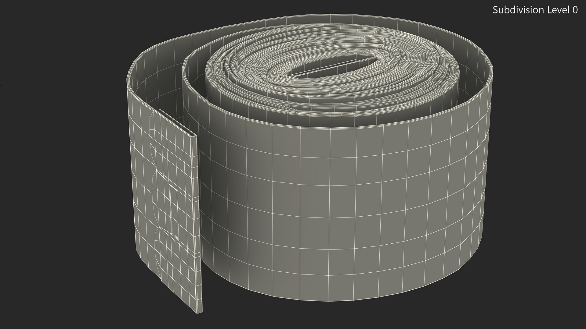 Blue Rolled Tailor Tape 3D Model - TurboSquid 2147267