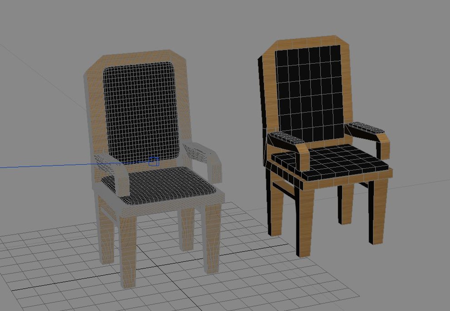 3d Model Of Simple Chair