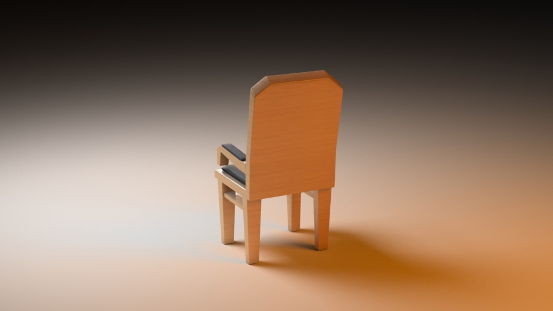 3d Model Of Simple Chair