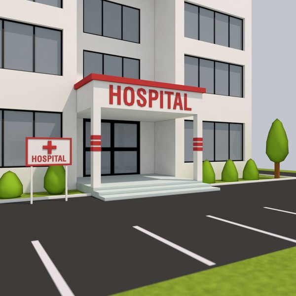 3D hospital hall model - TurboSquid 1423297