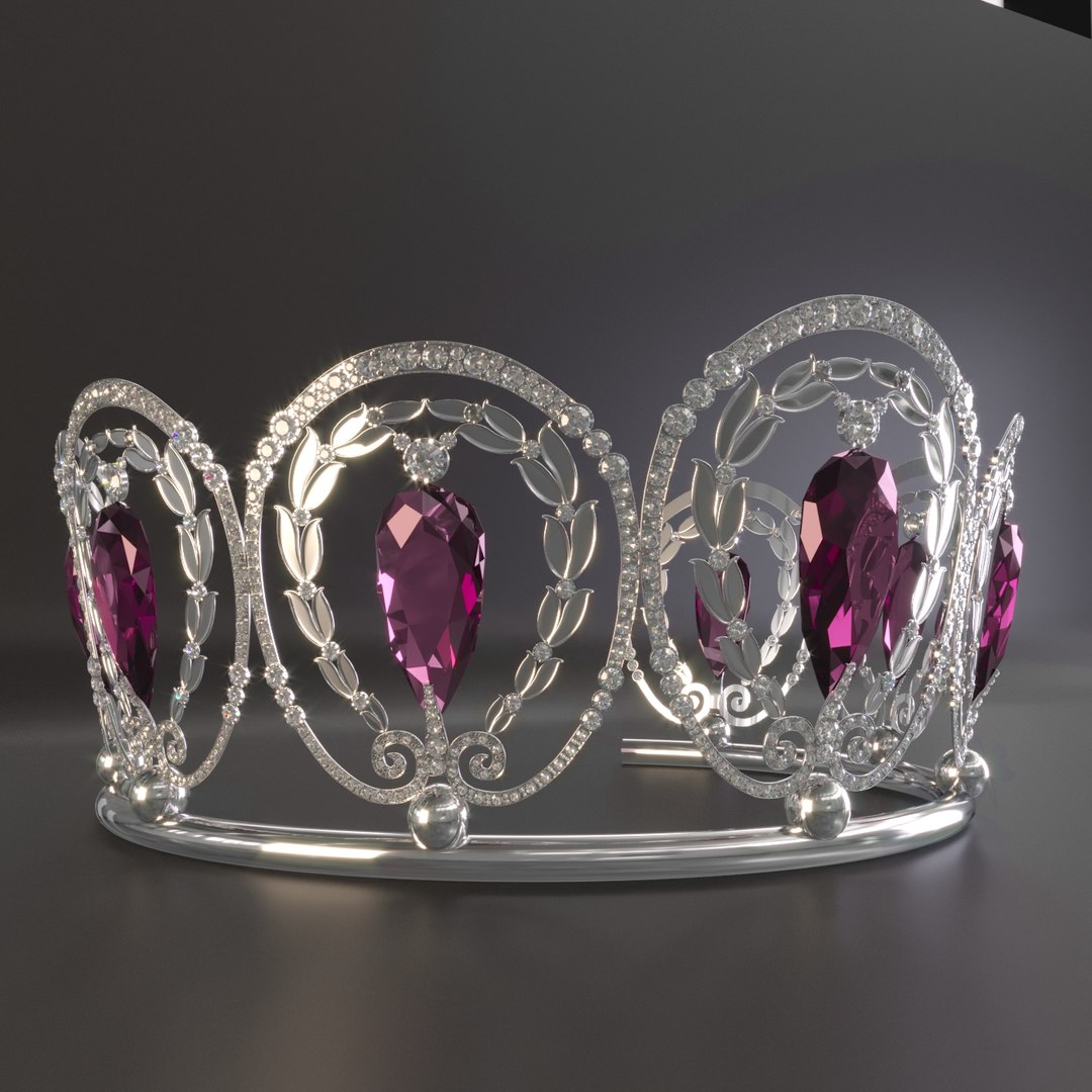 Queen Diadem 3D Model - TurboSquid 1364326