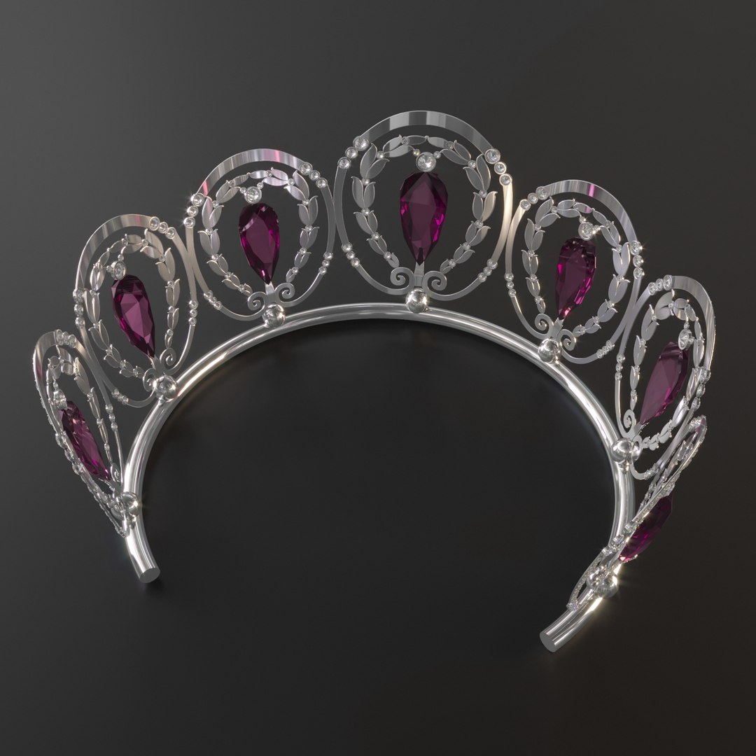 Queen Diadem 3D Model - TurboSquid 1364326