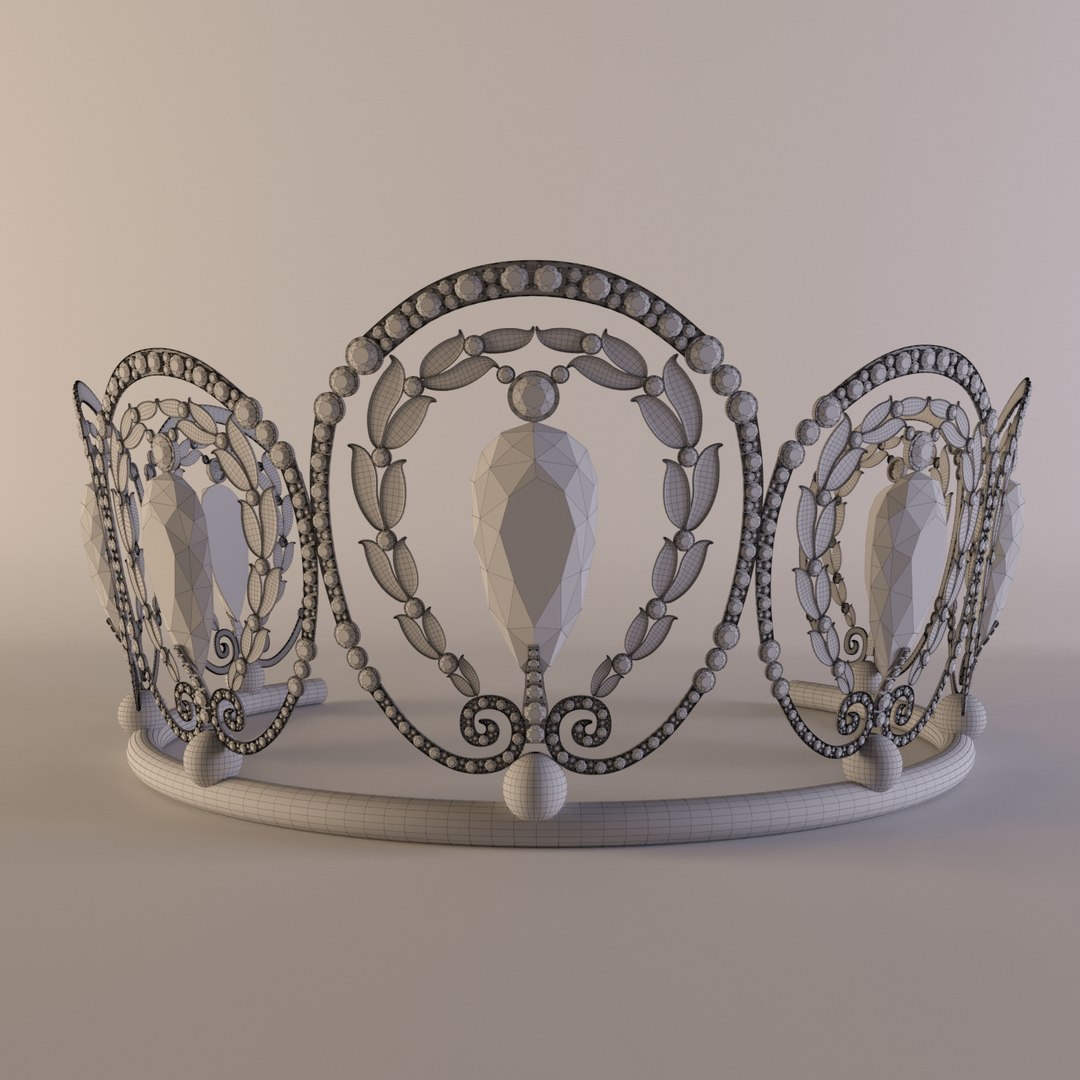 Queen Diadem 3D Model - TurboSquid 1364326