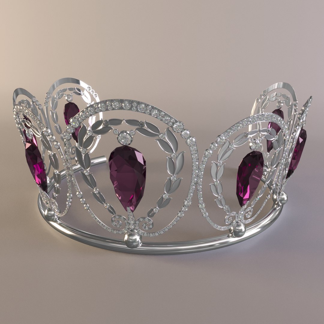 Queen Diadem 3D Model - TurboSquid 1364326