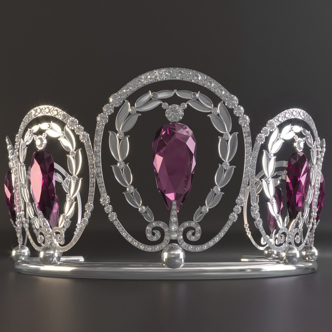 Queen Diadem 3D Model - TurboSquid 1364326
