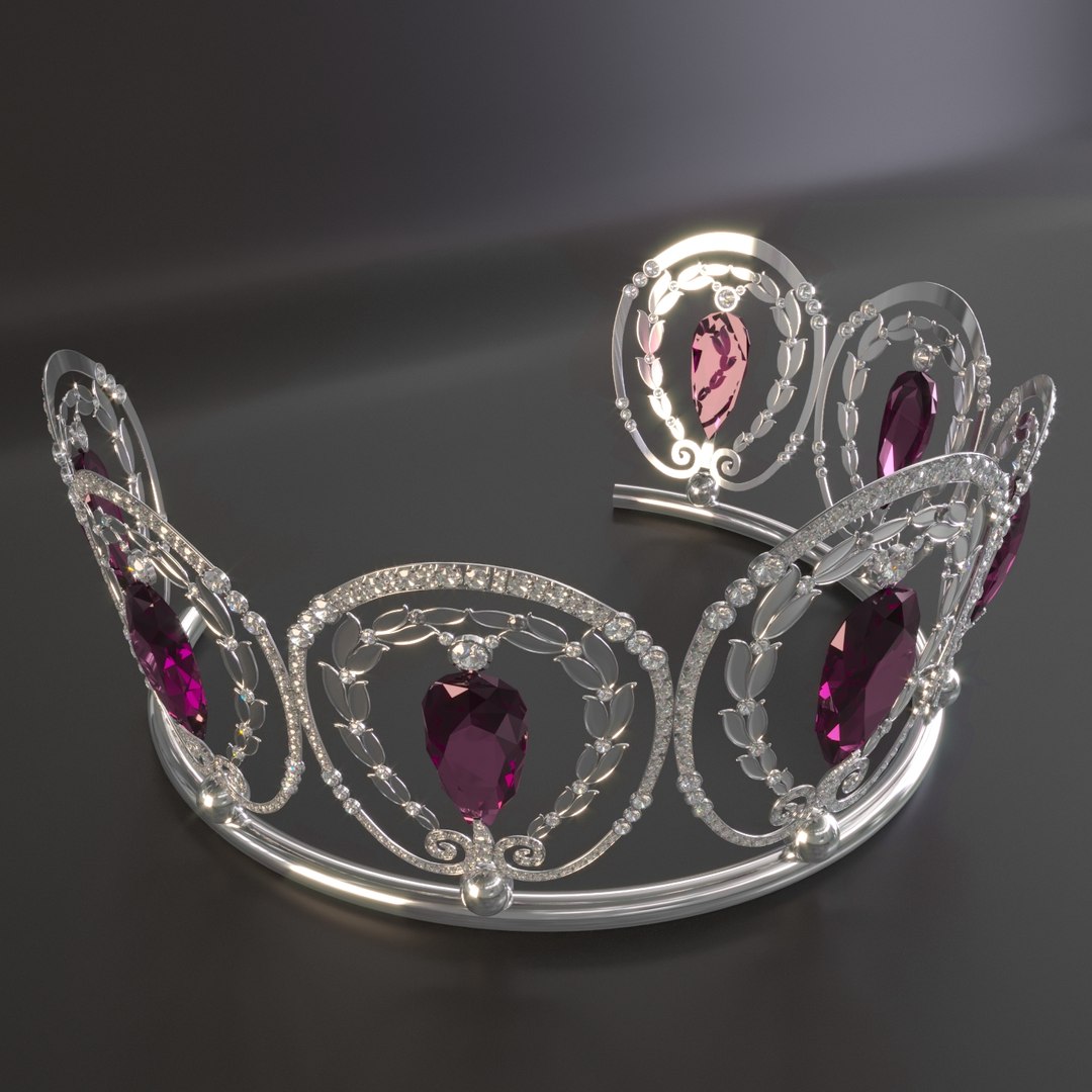 Queen Diadem 3D Model - TurboSquid 1364326