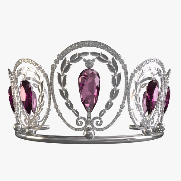 Queen diadem 3D model - TurboSquid 1364326