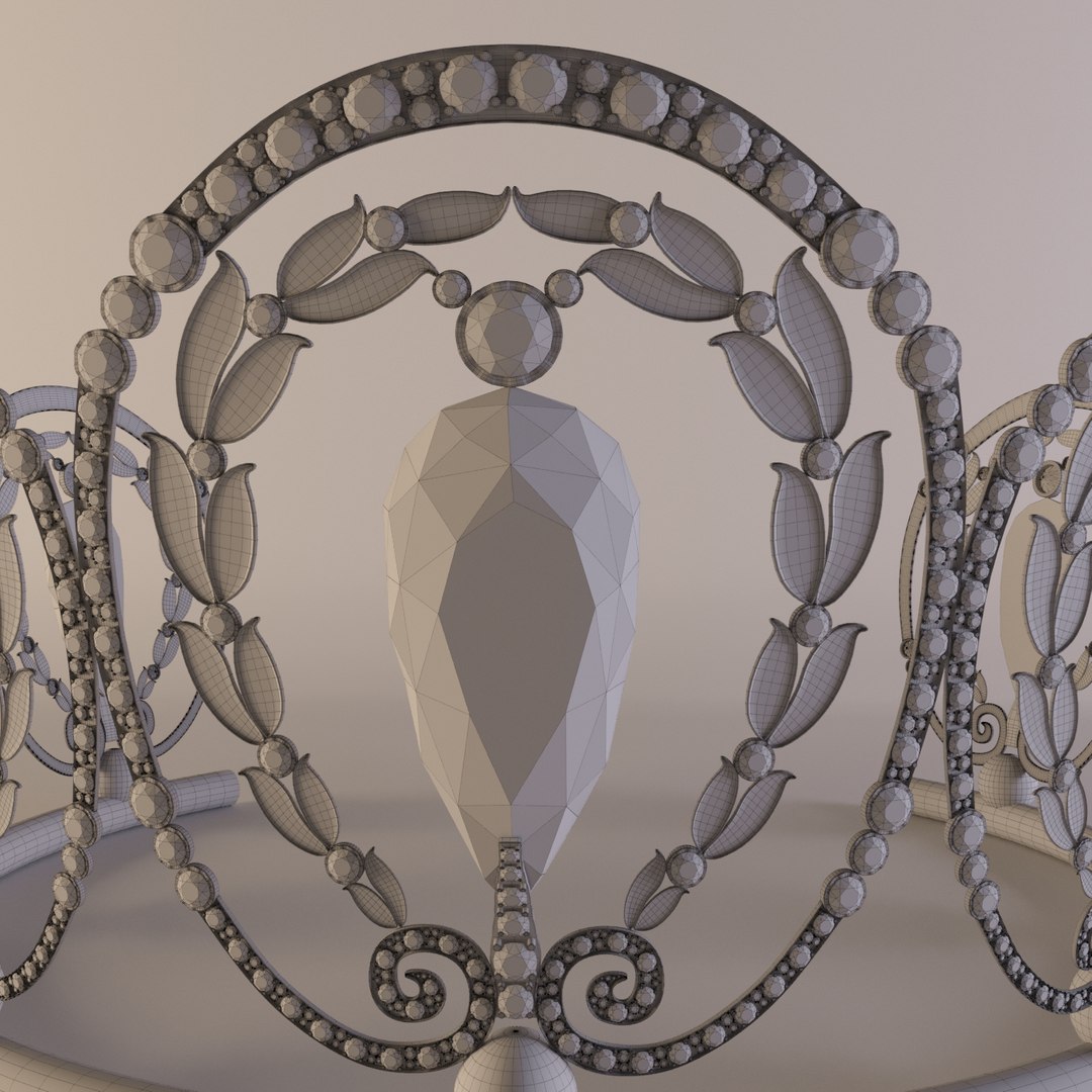 Queen Diadem 3D Model - TurboSquid 1364326