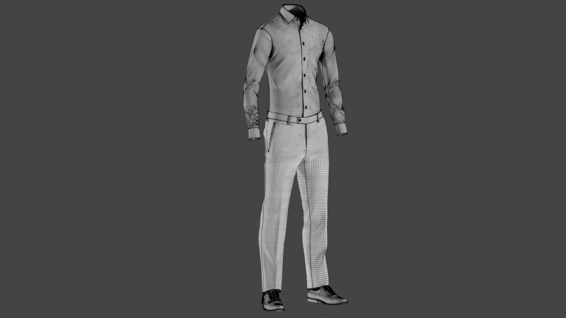 Mesh men s pants 3D model - TurboSquid 1674287