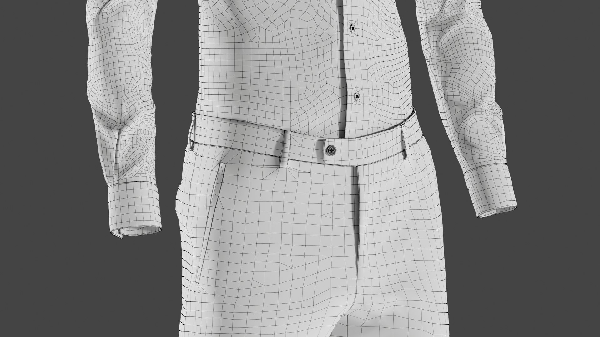 Mesh men s pants 3D model - TurboSquid 1674287