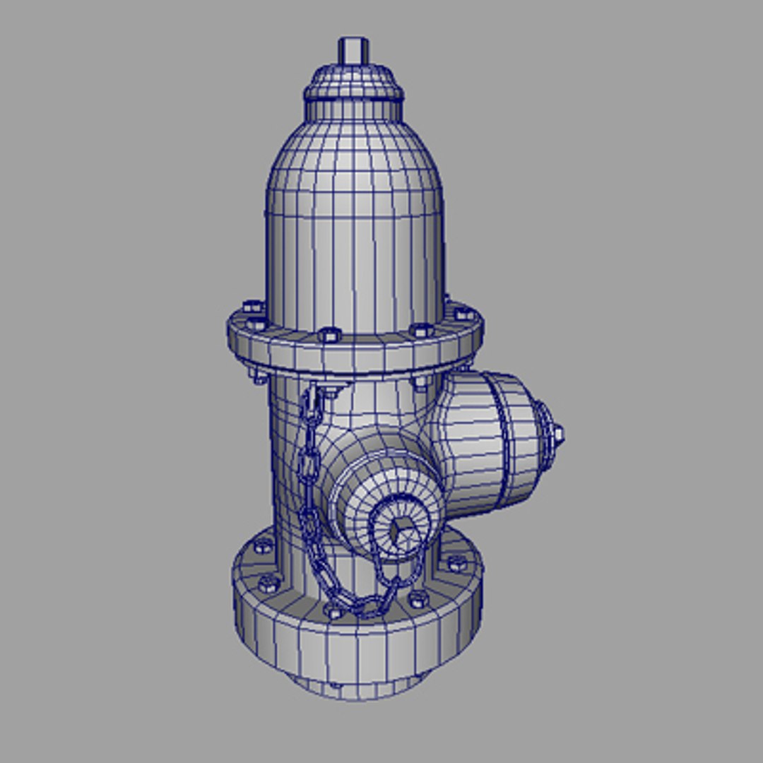 3d model hydrant