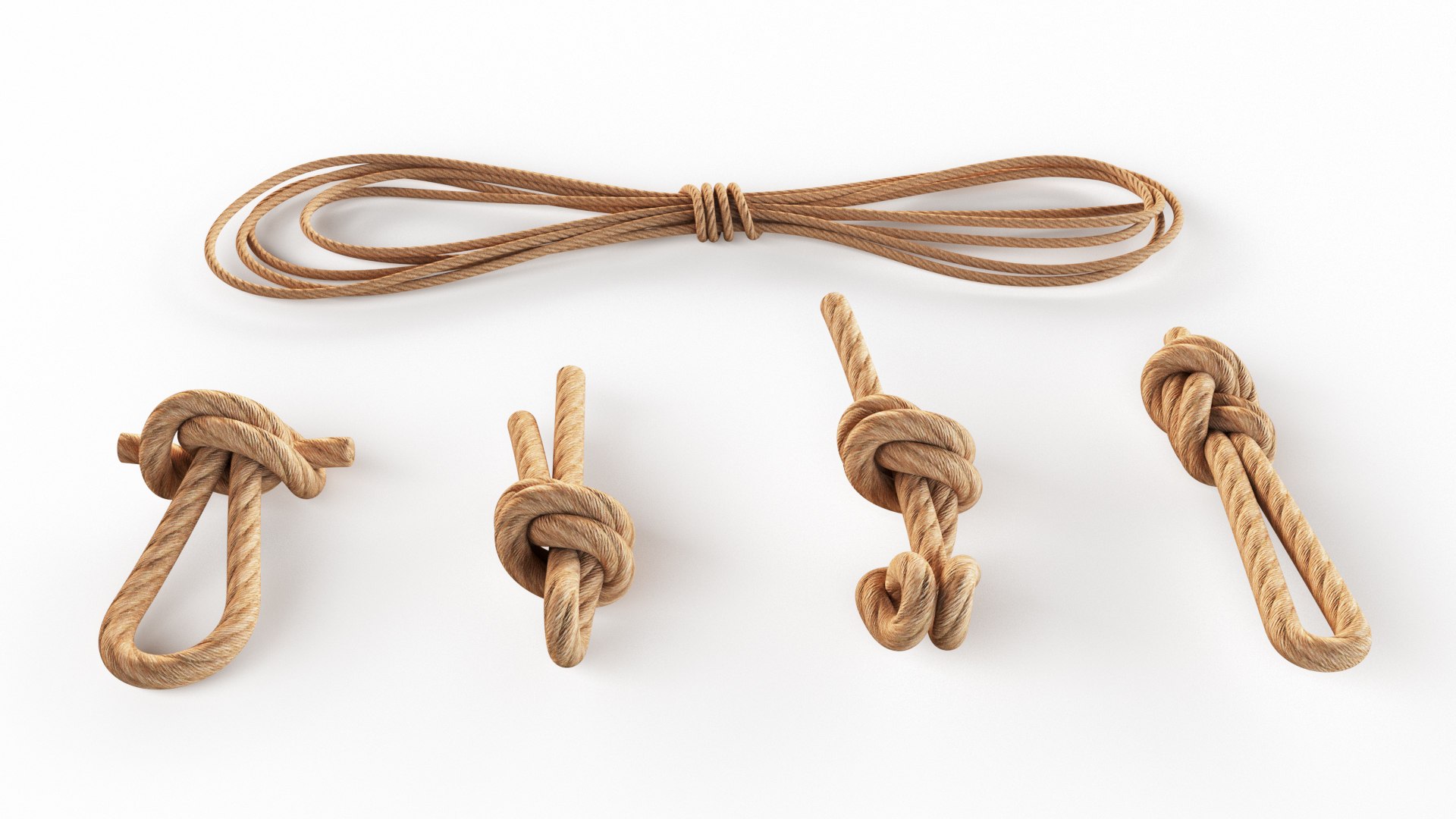 Knots And Rope Model - TurboSquid 1742970