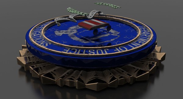 Fbi crest logo 3D model - TurboSquid 1167550