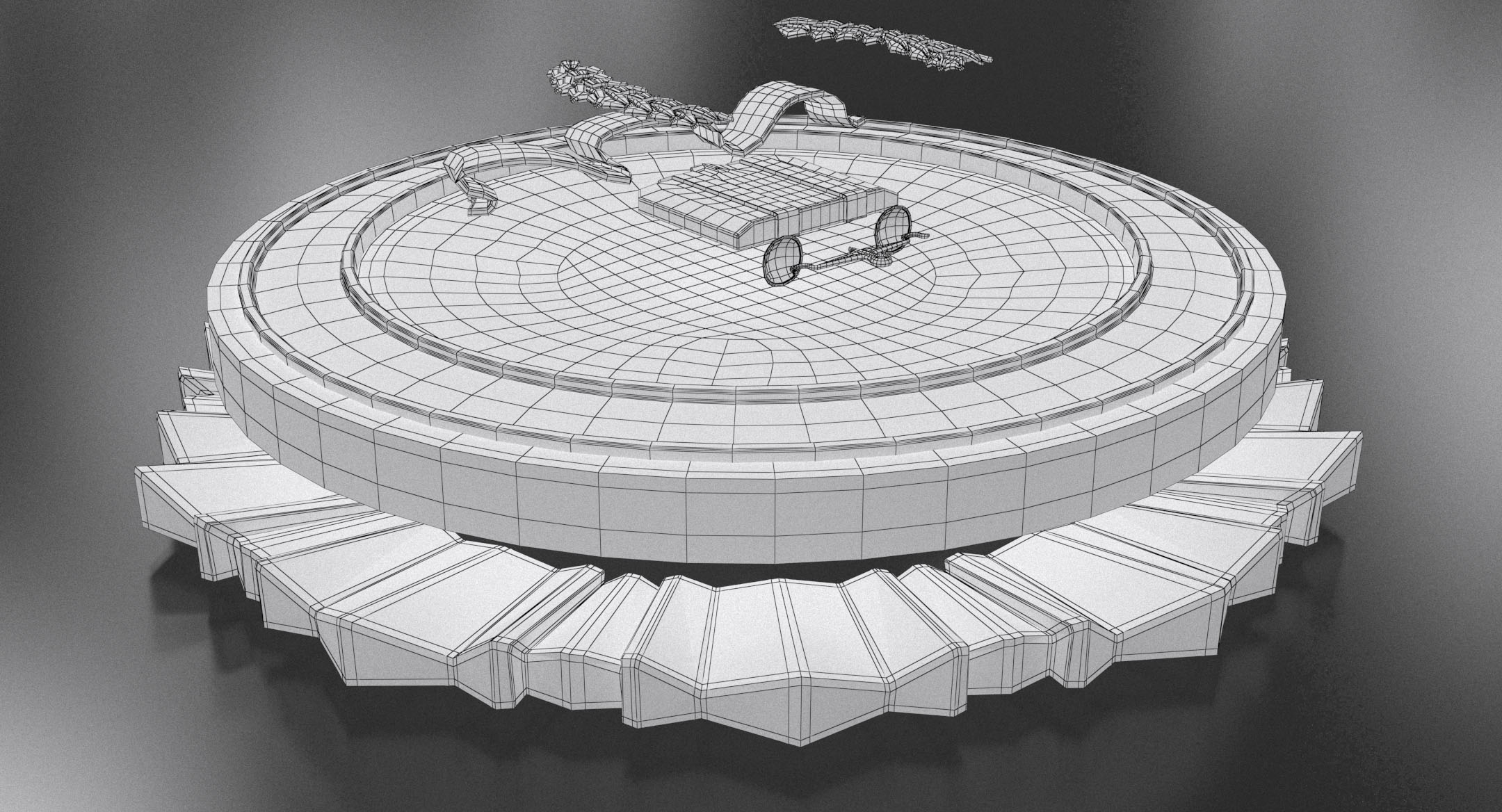 Fbi crest logo 3D model - TurboSquid 1167550