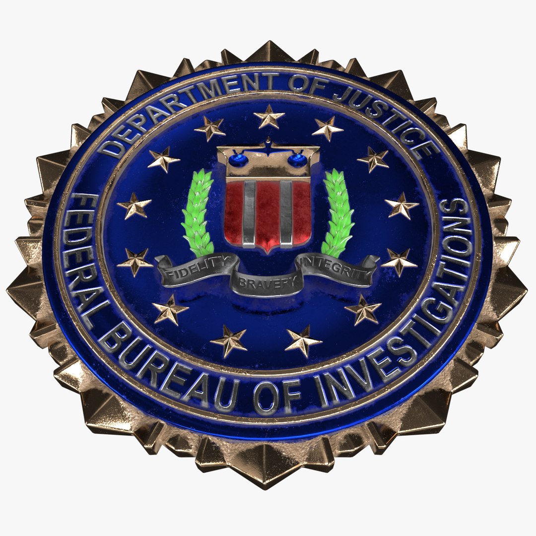 Fbi Crest Logo 3D Model - TurboSquid 1167550