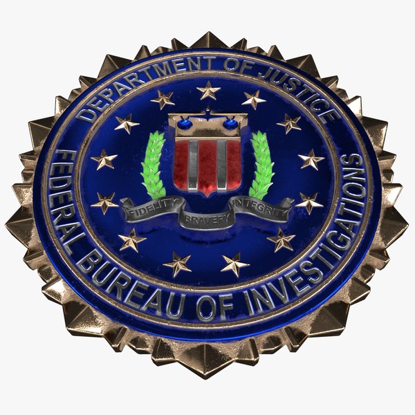 Fbi crest logo 3D model - TurboSquid 1167550