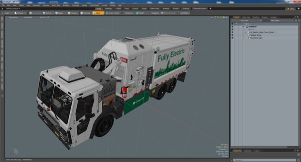 modelo 3d Camión Mack Eléctrico LR Blanco - TurboSquid 2165614