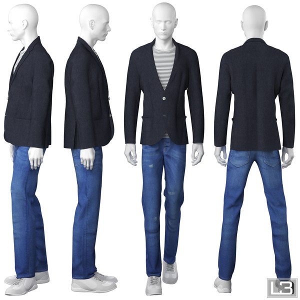man mannequin 3d model