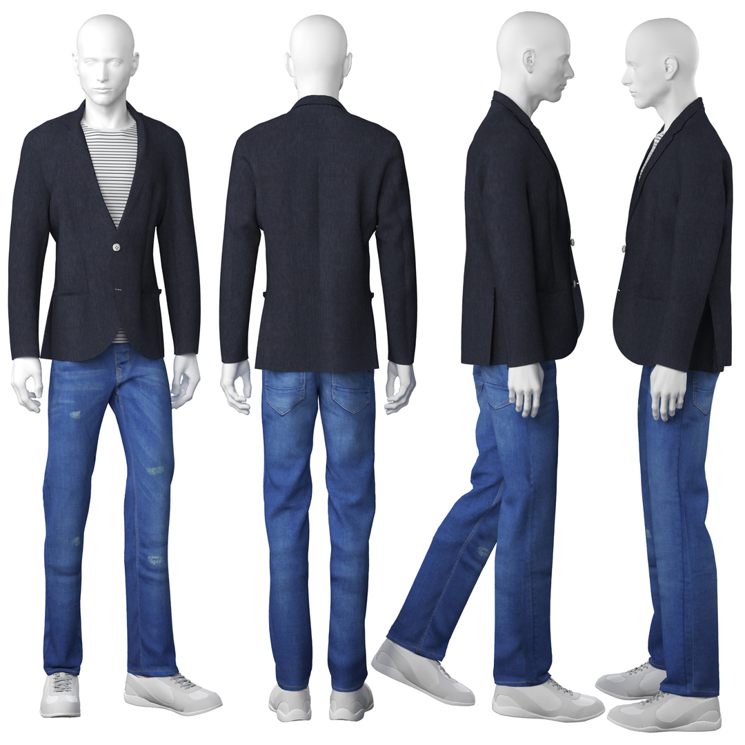 man mannequin 3d model