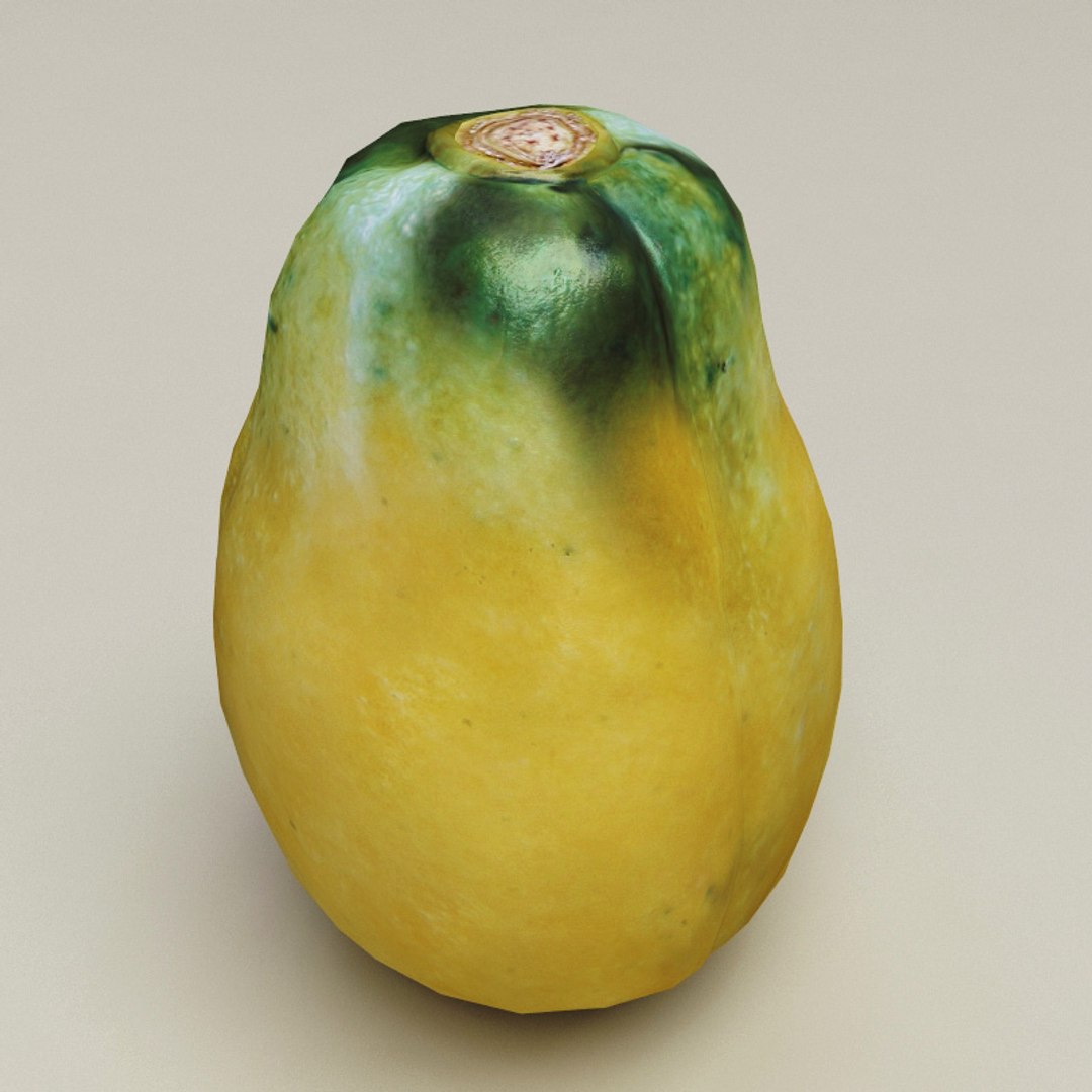 3ds papaya modelled