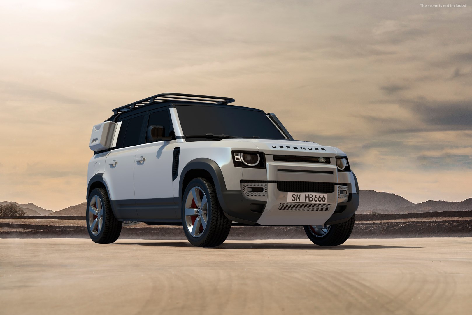 3D Land Rover Defender Explorer Pack Exterior Only - TurboSquid 1767373