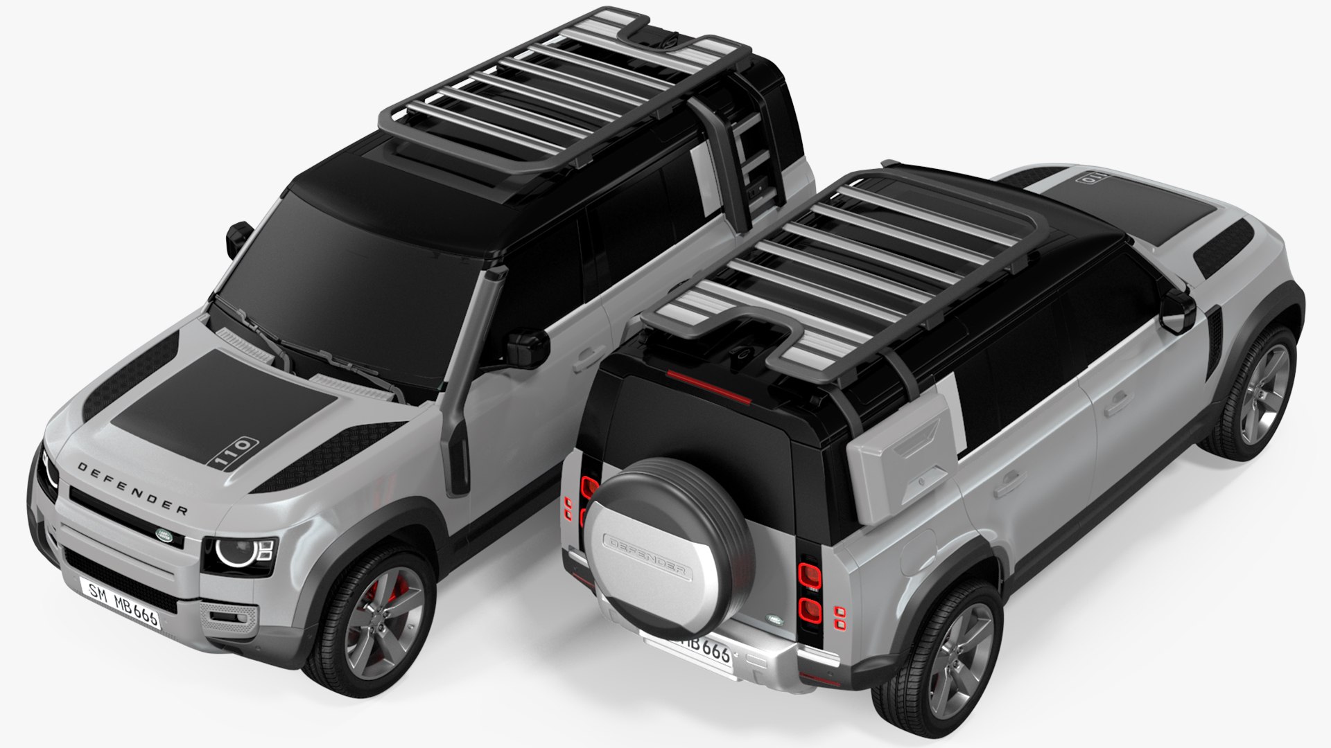 3D Land Rover Defender Explorer Pack Exterior Only - TurboSquid 1767373