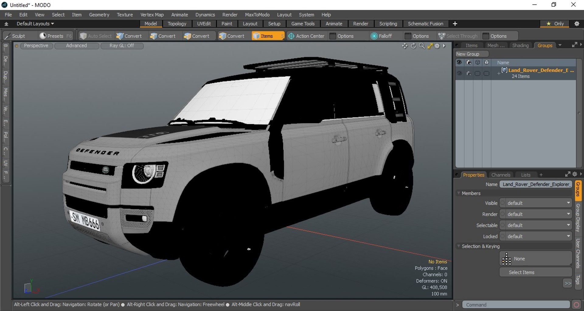 3D Land Rover Defender Explorer Pack Exterior Only - TurboSquid 1767373