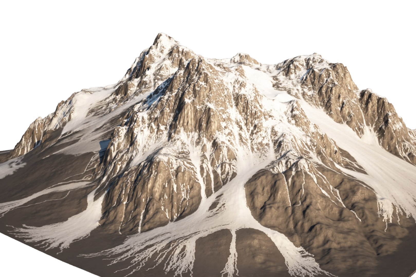 Mountain Terrain Snowy Max