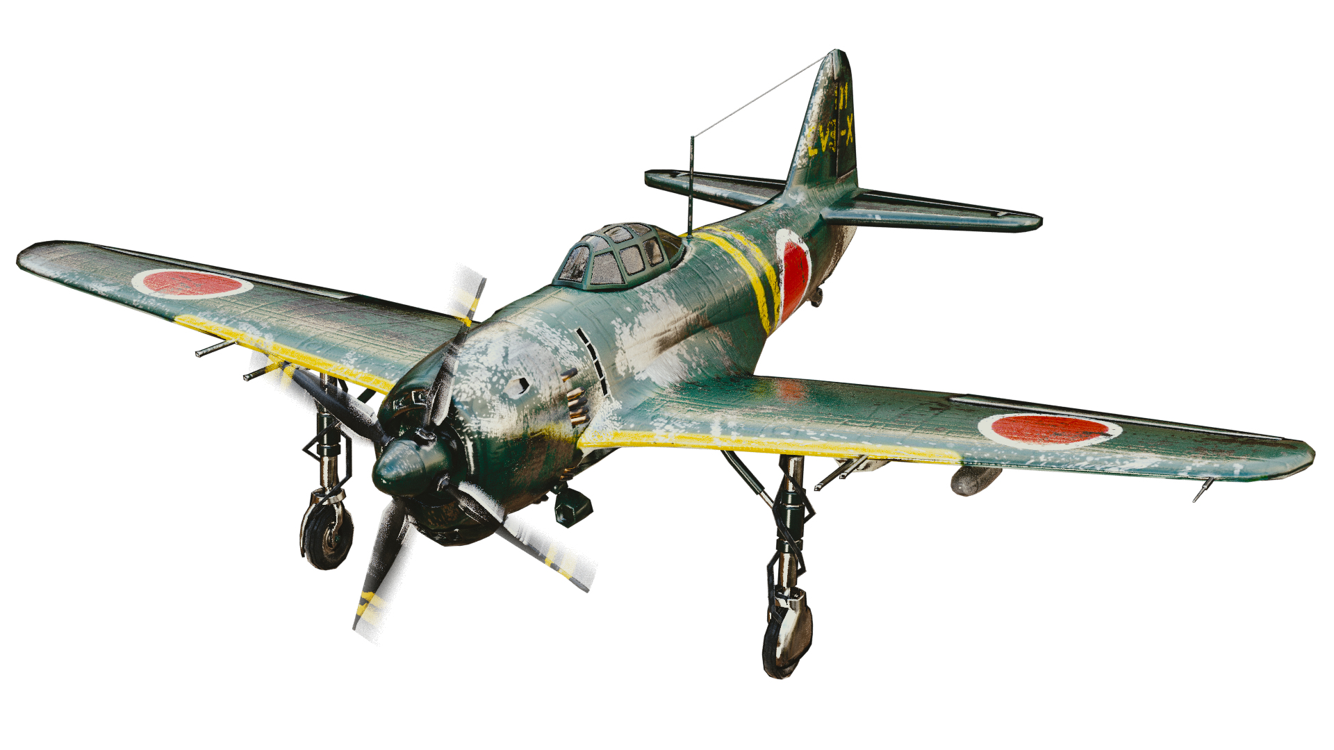 3d Kawanishi N1k1 Model
