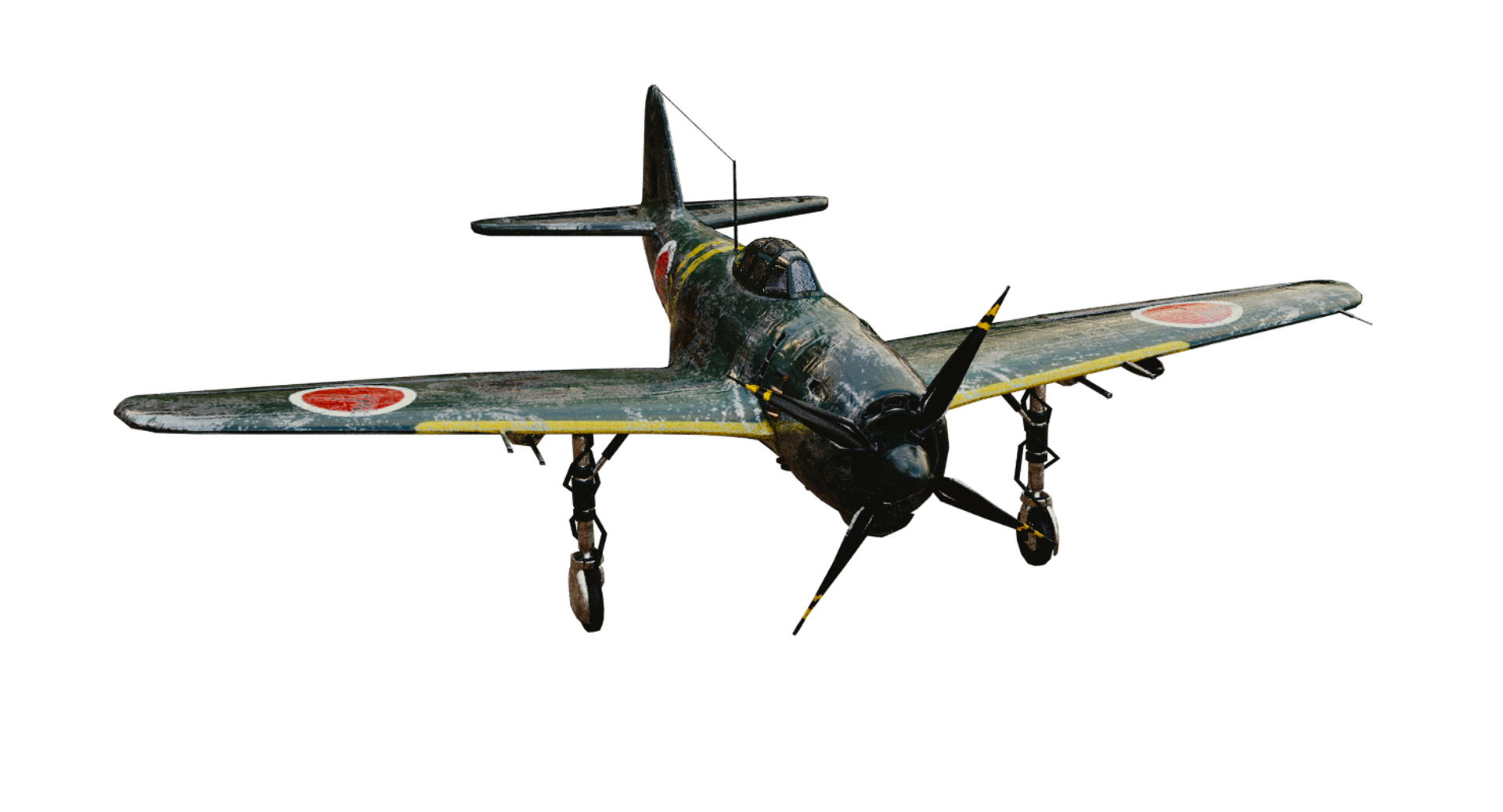 3d Kawanishi N1k1 Model