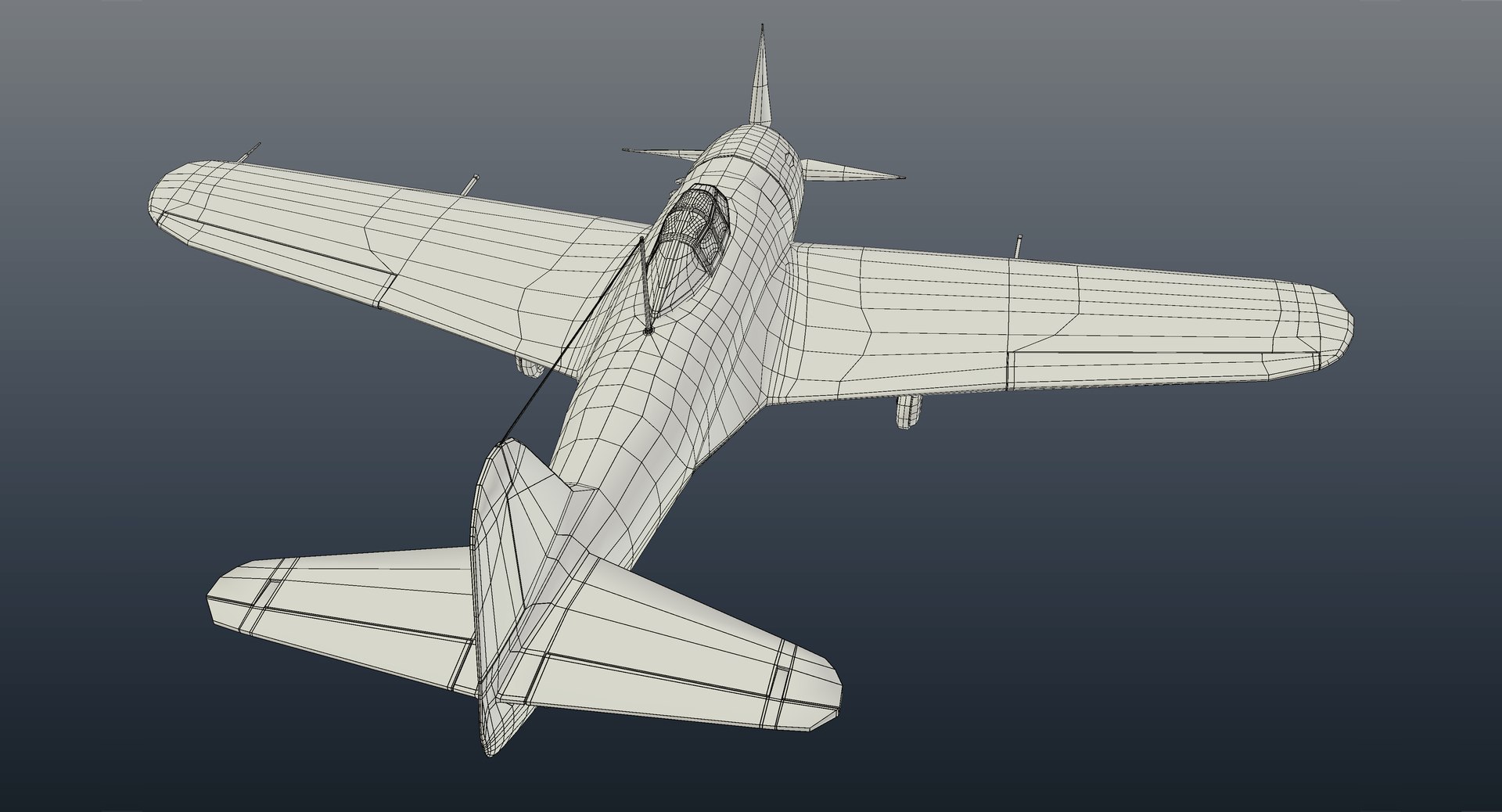 3d Kawanishi N1k1 Model