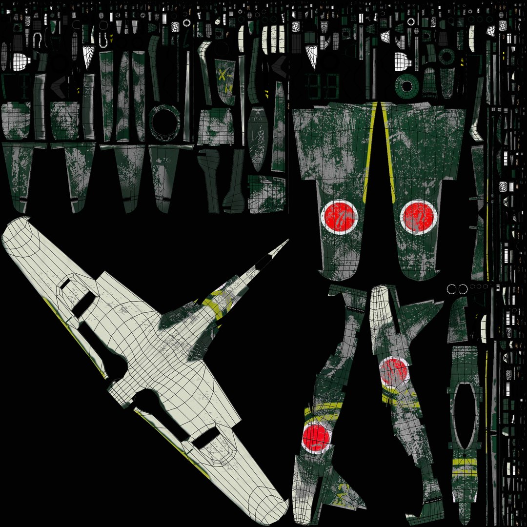 3d Kawanishi N1k1 Model