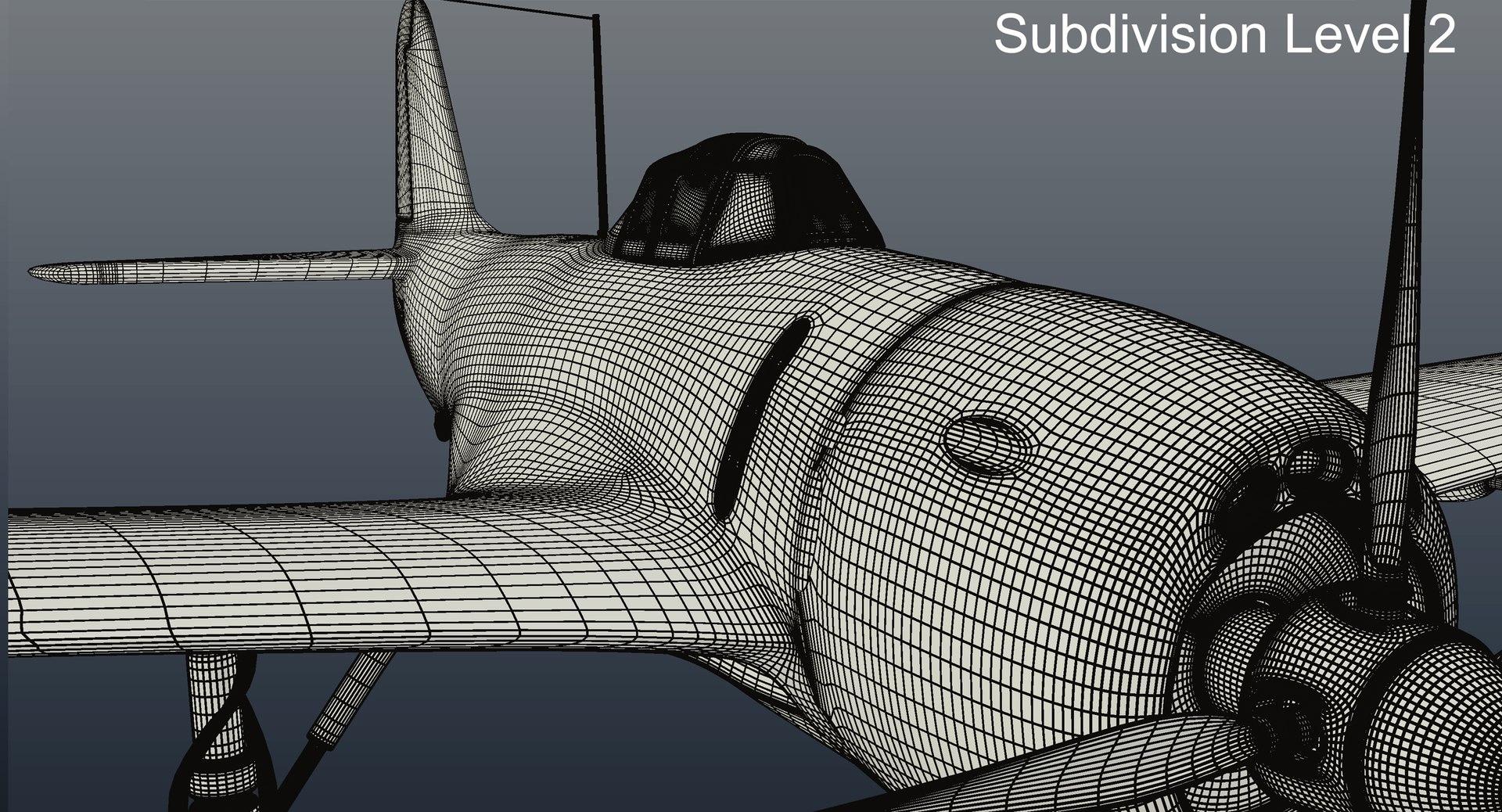3d Kawanishi N1k1 Model