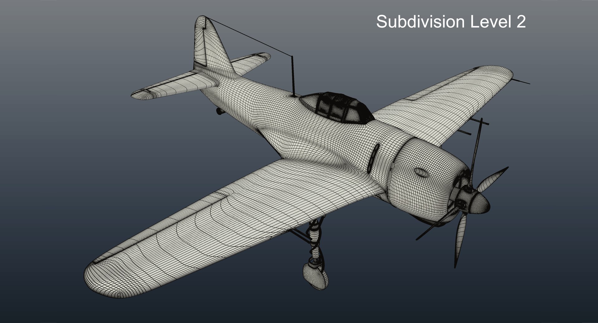 3d Kawanishi N1k1 Model