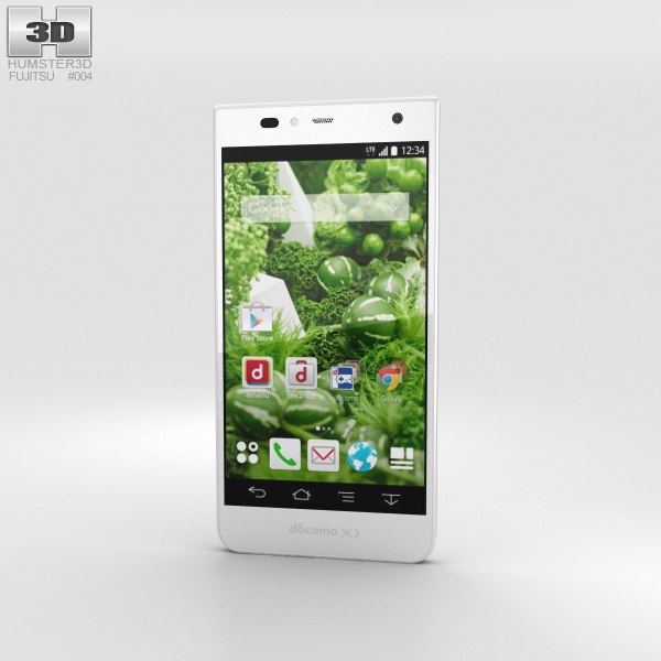 modelo 3d Fujitsu Arrows NX F-05F Blanco - TurboSquid 1160759