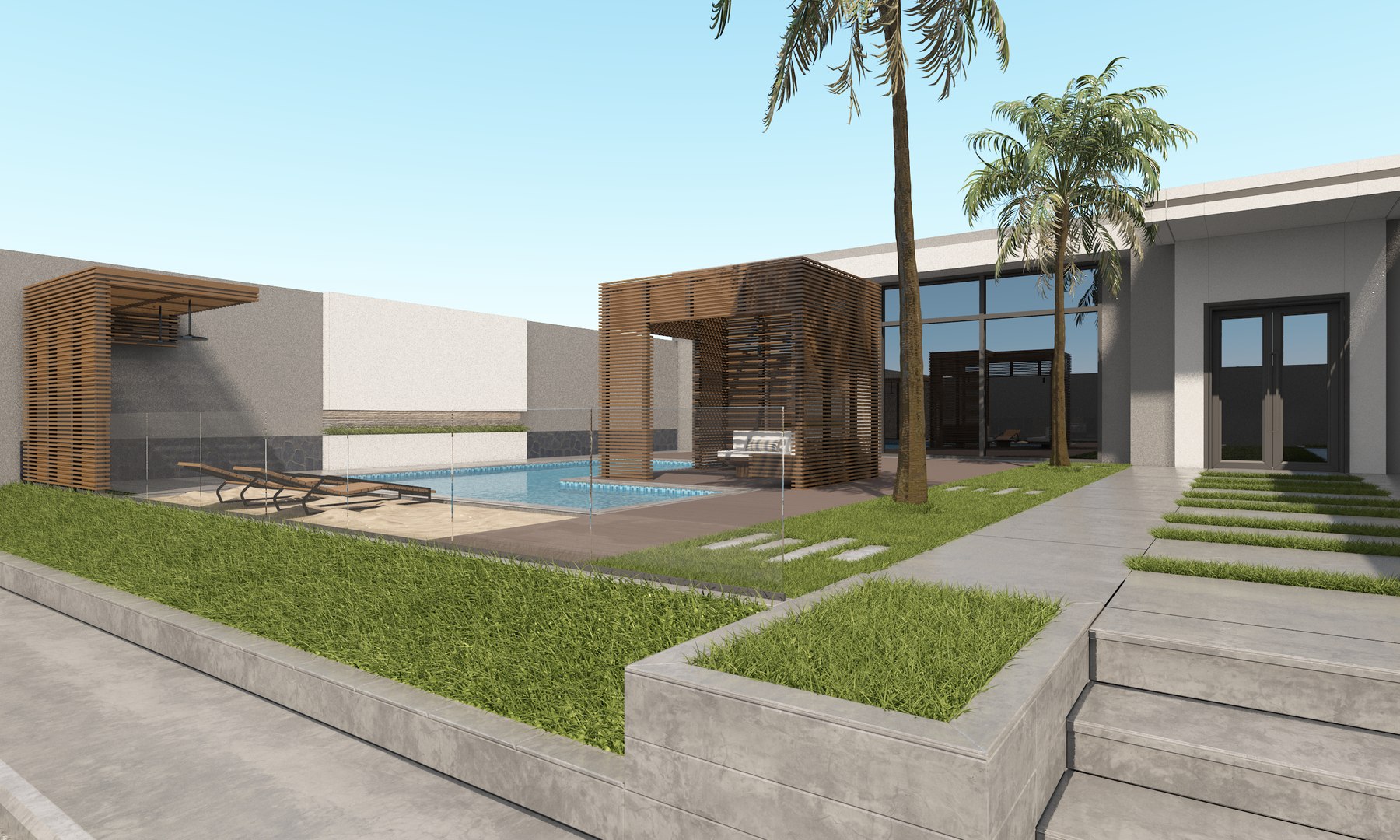 Free 3D Private Resort - TurboSquid 2348232
