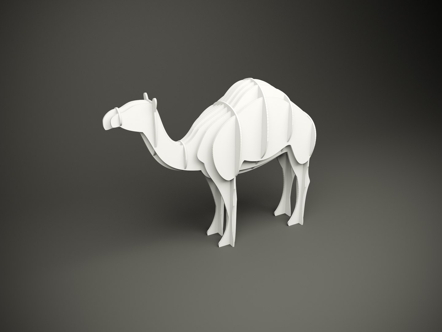 3D Wood Parametric Decor Camel Model For Cnc Machine - TurboSquid 2019674