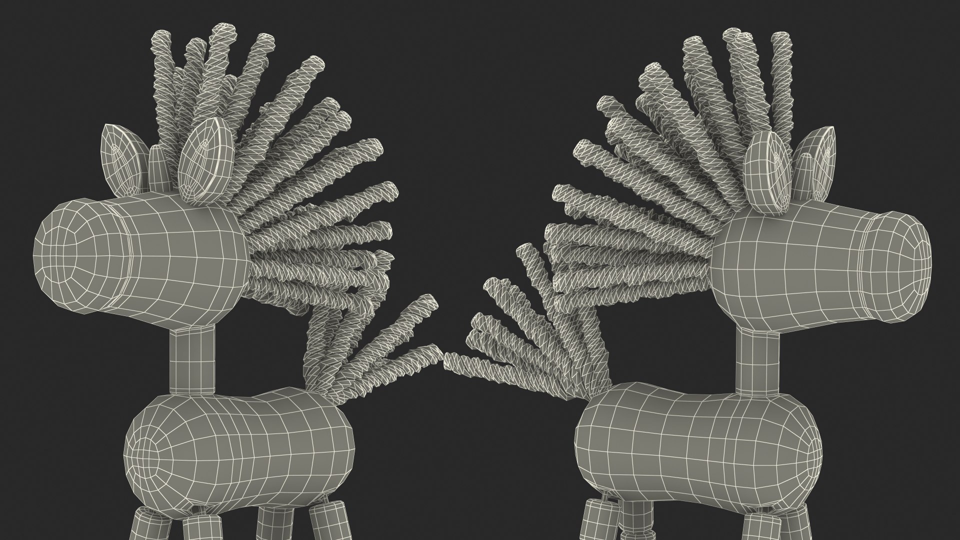 3D Model Pink Unicorn Push Puppet Toy Rigged - TurboSquid 2016281