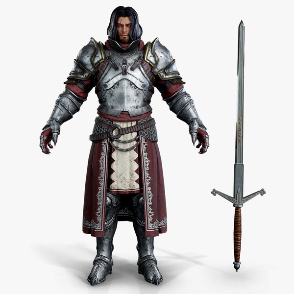 modelo 3d King prince emperor fighter soldier warrior knight armor ...